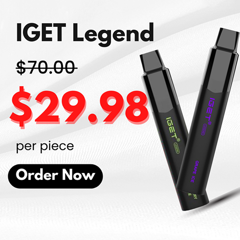 IGET Legend Vape | Bulk Discount As Low As $26 Each