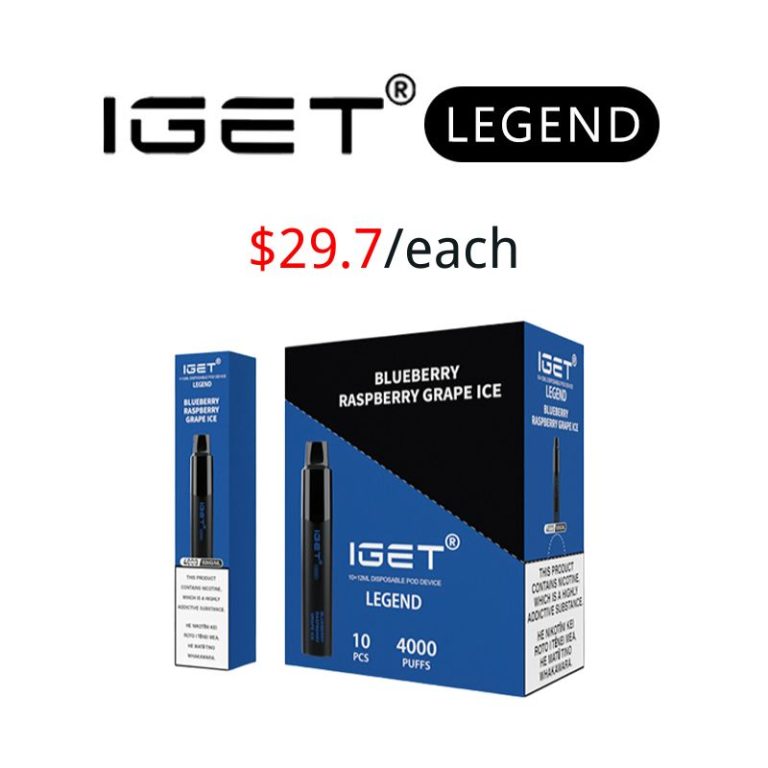 IGET Legend Box (10 Pcs) | $297.98 | 24 Flavours In Stock