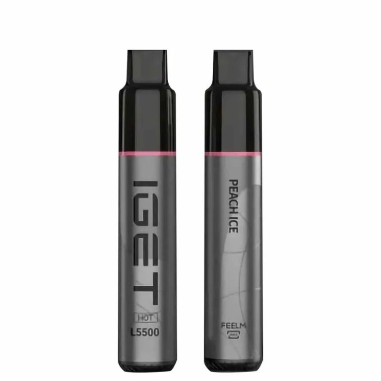 IGET Hot 5500 Puffs - Peach Ice | IGET Legend Australia